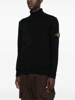 Stone Island Compass-badge Sweater - Black
