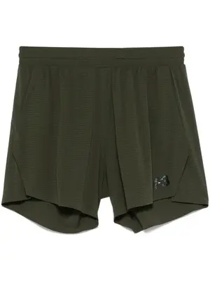 Y3 Perforated-design Shorts - Green