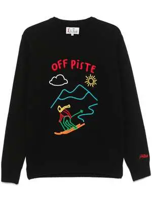 MC2 SAINT BARTH Off Piste Embroidered Crew Neck Sweater