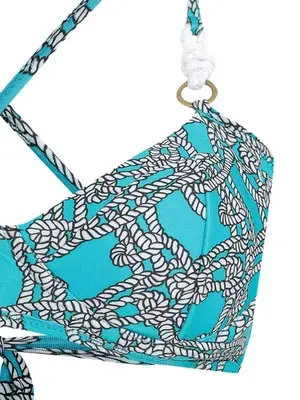 AMIR SLAMA Graphic Print Bikini