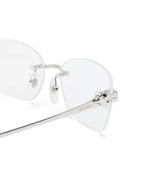 CARTIER Rectangle-frame Glasses