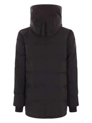 Canada Goose Padded Hooded Jacket - Black