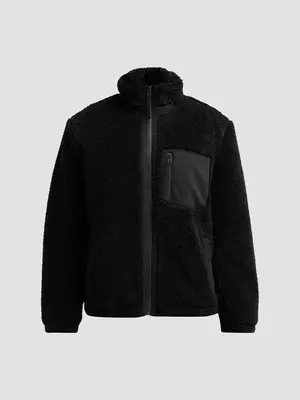 Vince Faux-sherpa Zip-up Jacket