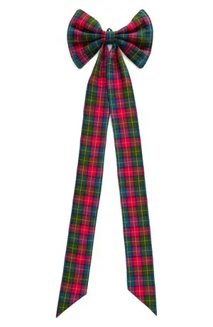 HEATHER TAYLOR HOME Handwoven Cotton Bow Holly Plaid