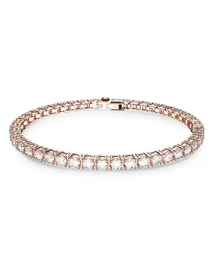 SWAROVSKI Matrix Tennis Bracelet - Rose Gold