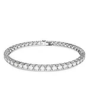 SWAROVSKI Matrix Tennis Bracelet - Silver