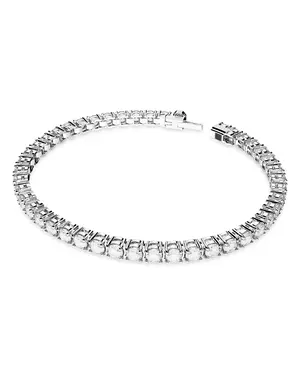 SWAROVSKI Matrix Tennis Bracelet - Silver