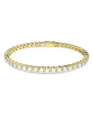SWAROVSKI Matrix Tennis Bracelet - Gold