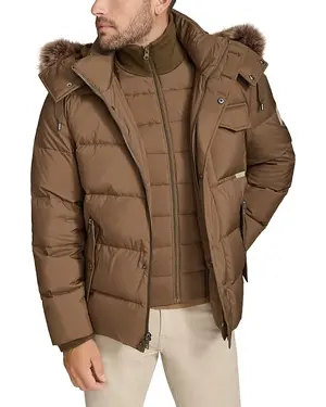 Andrew Marc Textured Outerwear For Men