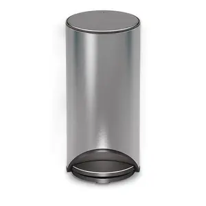 JOSEPH JOSEPH Arc 30 Liter Slimline Pedal Trash Can With Liner Pocket - Stainless Steel