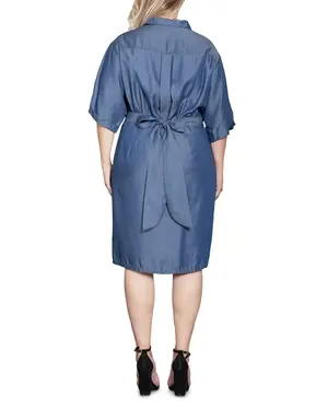 STANDARDS & PRACTICES Denim Shirt Dress