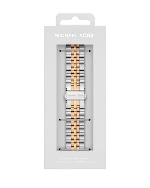 Michael Kors Tri-tone Stainless Steel Apple Watch Band