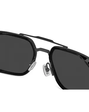 Hugo Boss Rectangle Sunglasses, 55mm