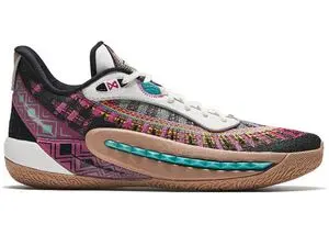 ANTA Shock Wave 6 Pro Catching Dreams Sneakers - Black/white/pink