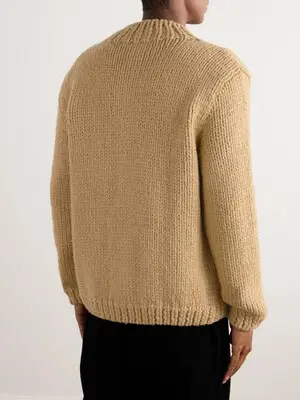 FEDERICO CURRADI Ribbed Wool Cardigan