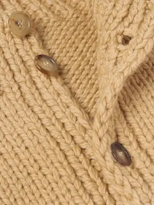 FEDERICO CURRADI Ribbed Wool Cardigan