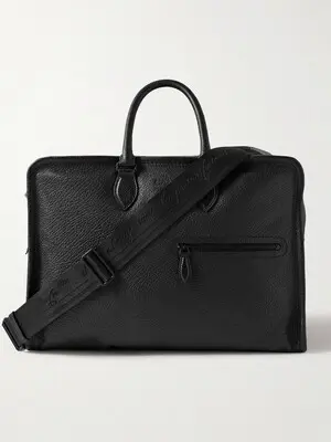 Berluti Jour Pillow Full-grain Leather Weekend Bag