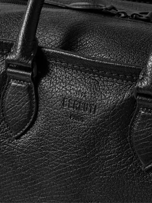 Berluti Jour Pillow Full-grain Leather Weekend Bag