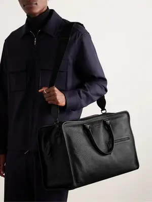 Berluti Jour Pillow Full-grain Leather Weekend Bag