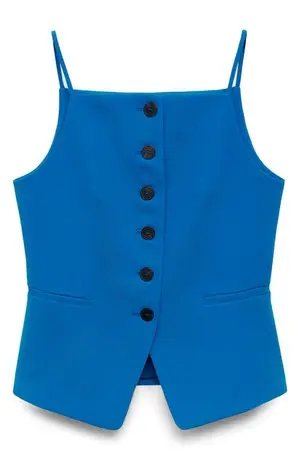 Mango Button-front Top