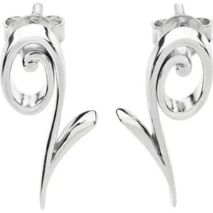 LUCY QUARTERMAINE Lucy Quartermaine Dainty Q Stud Earrings