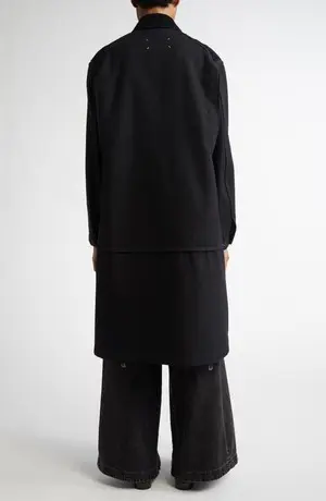 MAISON MARGIELA Heavy Cotton And Wool Reversible Coat