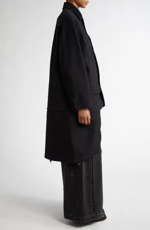 MAISON MARGIELA Heavy Cotton And Wool Reversible Coat