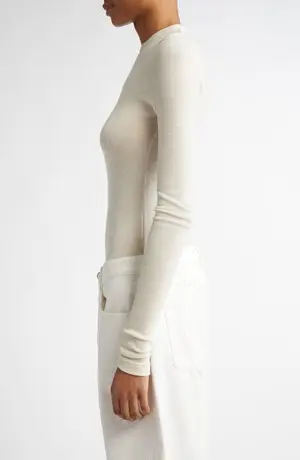JIL SANDER Virgin Wool Crewneck Top