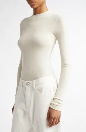 JIL SANDER Virgin Wool Crewneck Top