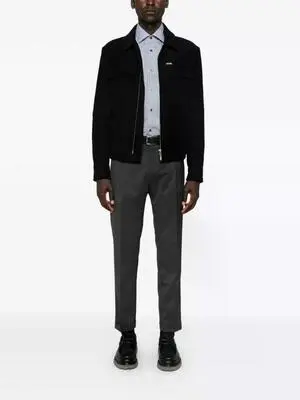 BARBA NAPOLI Checked Shirt - Blue