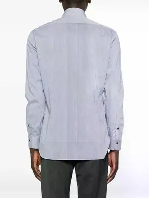 BARBA NAPOLI Checked Shirt - Blue