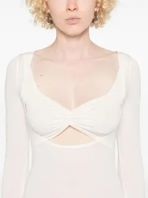 MANURI Nina Maxi Dress - White