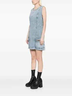 Stella McCartney Clasp-embellished Denim Dress