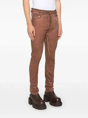 Rick Owens Detroit Cut Jeans - Brown