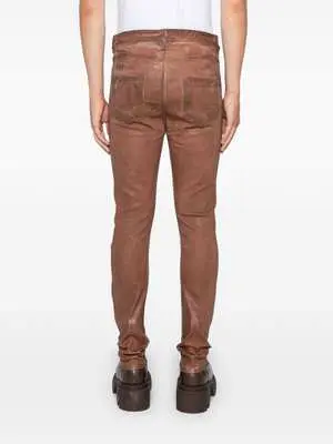 Rick Owens Detroit Cut Jeans - Brown
