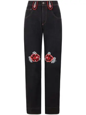 MOLLY GODDARD Cora Jeans - Black