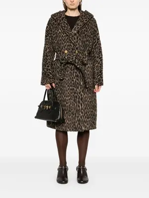 Tagliatore Daisy Leopard-print Coat