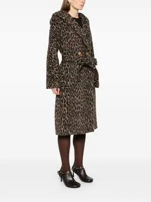 Tagliatore Daisy Leopard-print Coat