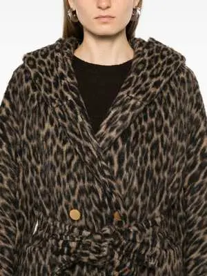 Tagliatore Daisy Leopard-print Coat