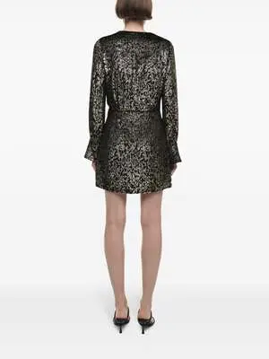 Simkhai Camryn Metallic Dress - Black