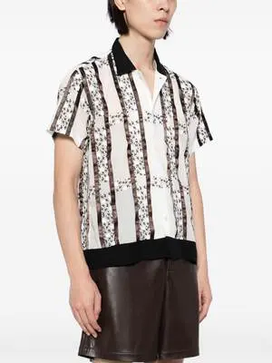 BODE Lattice Sprig Short-sleeved Shirt
