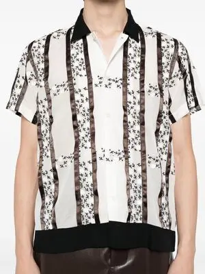 BODE Lattice Sprig Short-sleeved Shirt