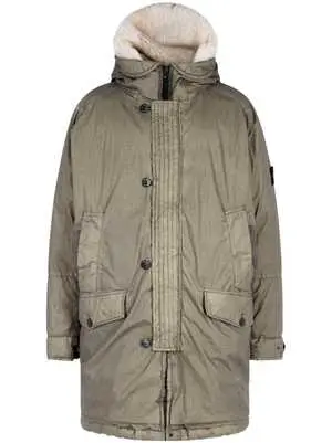 Stone Island Logo Coats For Men