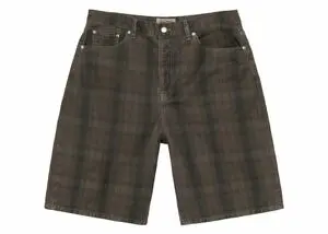 StÜssy Big Ol' Canvas Plaid Short - Olive