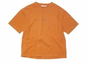 Acne Studios Logo T-shirt - Burnt Orange