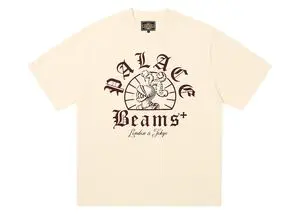 PALACE X Beams Plus Graphic T-shirt Whisper White