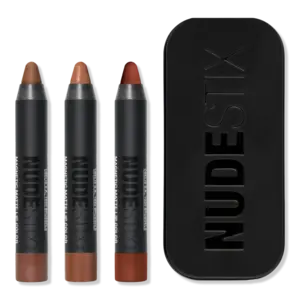 NUDESTIX 90s Nude Lips 3-piece Mini Kit - One-color