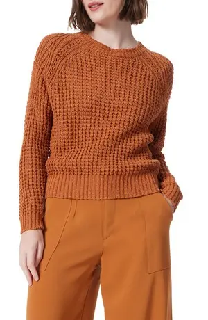 DO BY DEE OCLEPPO Waffle Knit Crewneck Sweater - Sugar Almond