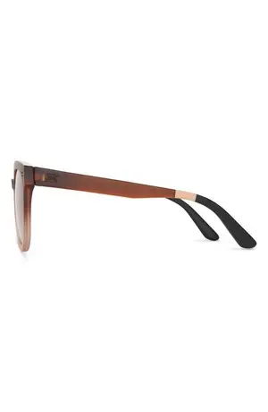 Toms Juniper 54mm Round Frame Sunglasses - Matte Ombre W/ Violet Brown