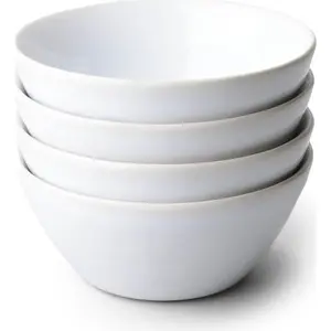 FABLE The Dessert Set Of 4 Bowls - Pearl White